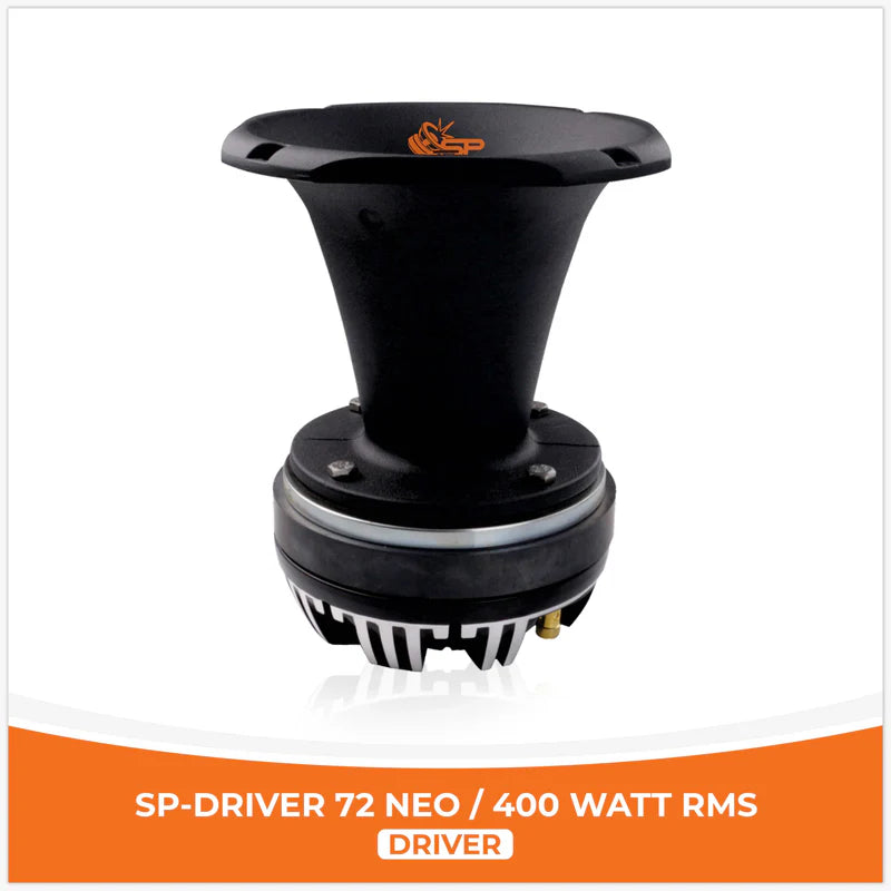 SP Audio - SP DRIVER 72 NEO COMPLETE DRIVER WITH HORN 400W RMS ...