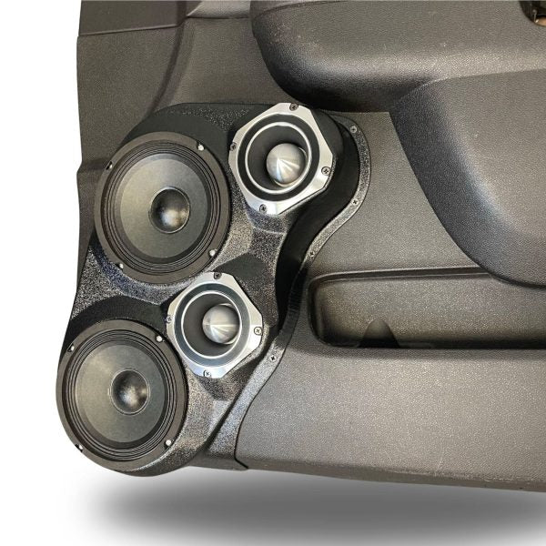 Custom Speaker Pods - Dual 6.5″ + Dual 4″ Front Door Speaker Pods for ...